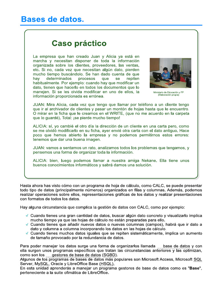 SMR AOF05 Bases de Datos | PDF