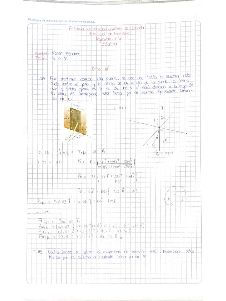 Deber Estatica. | PDF