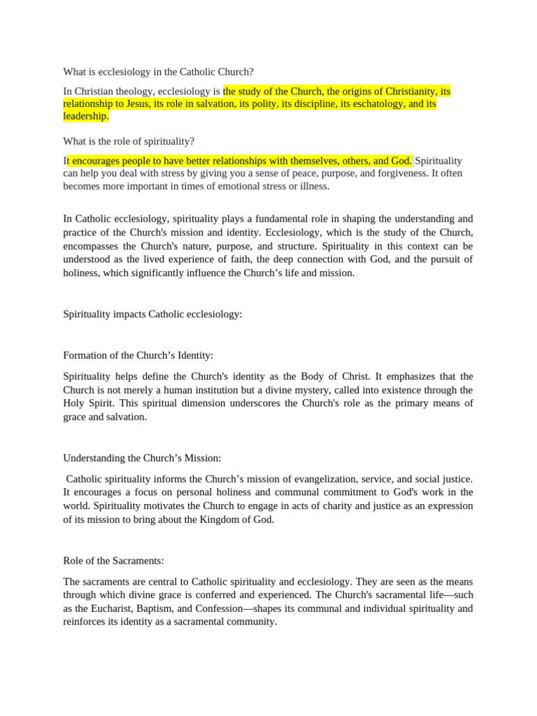 Readings Ecclesiastical Structure | PDF | Pope | Catholic Church