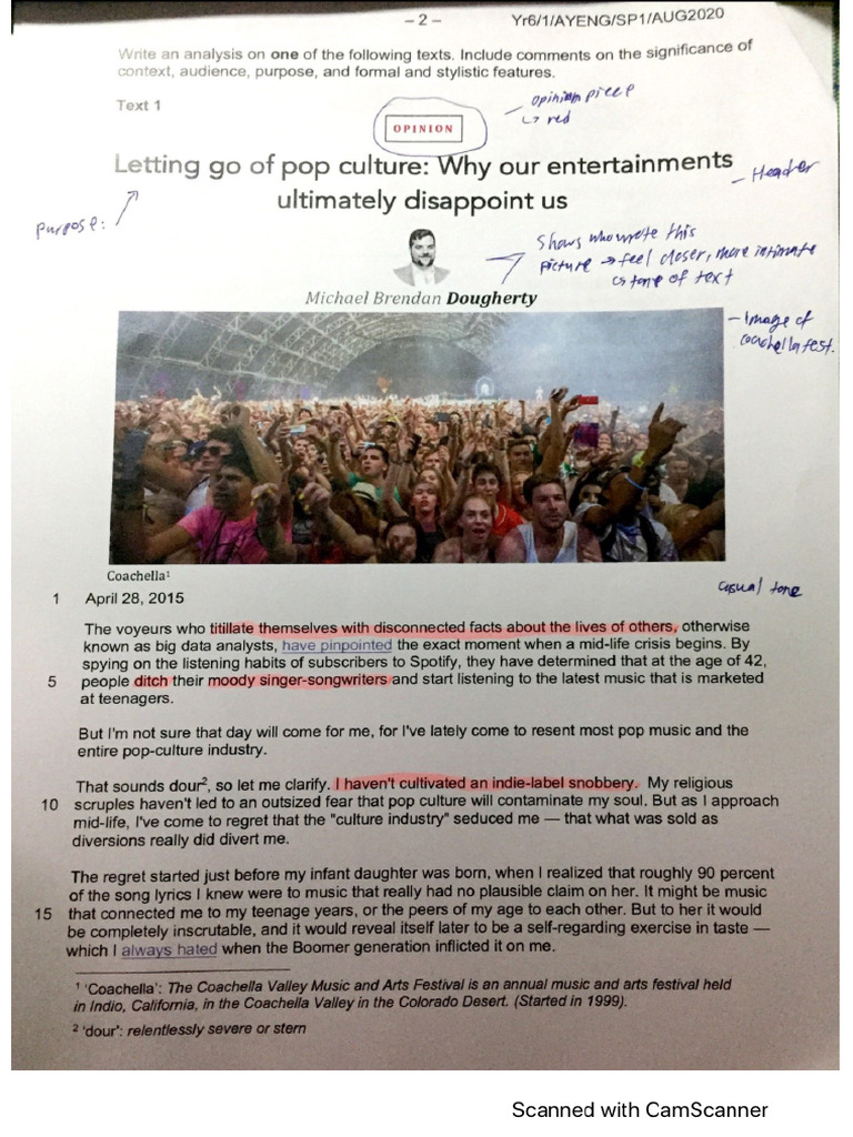 SOTA English Literature 2020 Prelims | PDF
