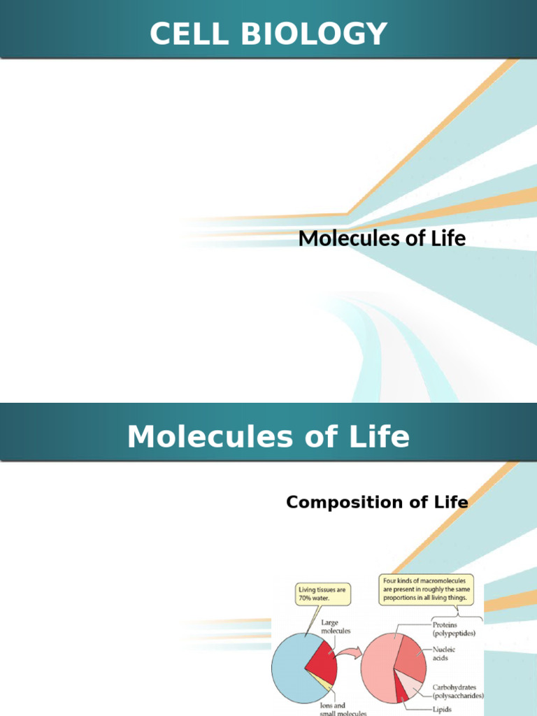 Understanding Cell Biology: Molecules | PDF