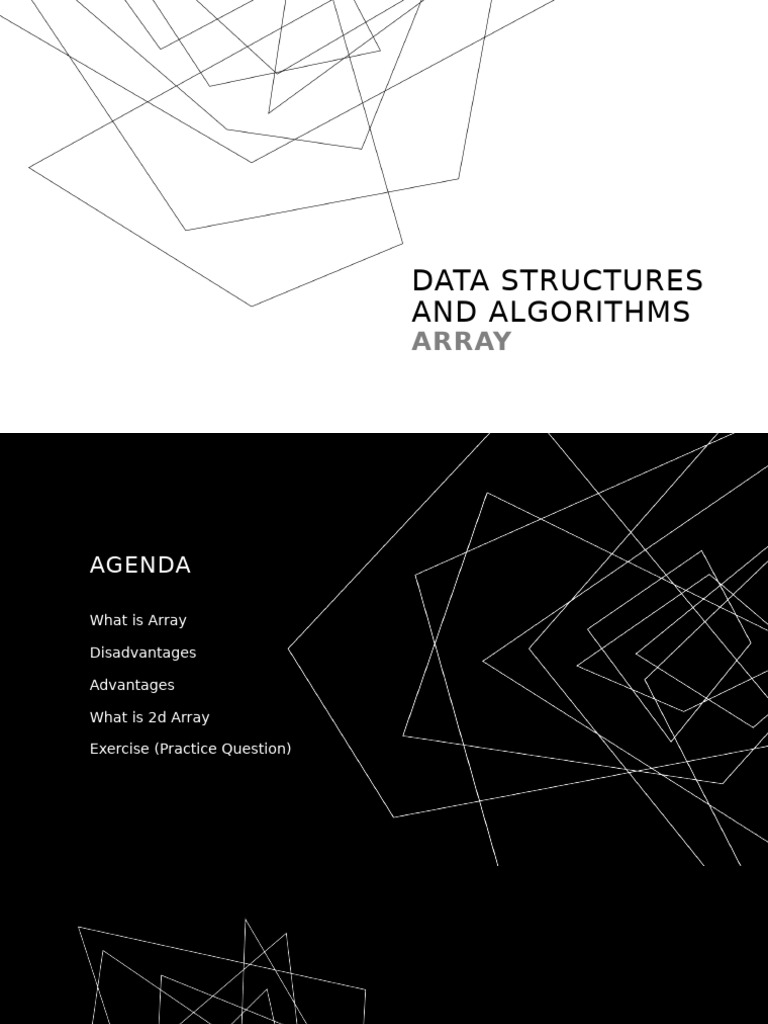 Lecture 2 Arrays DSA | PDF | Algorithms | Computer Programming Lecture 2 Arrays DSA | PDF | Algorithms | Computer Programming