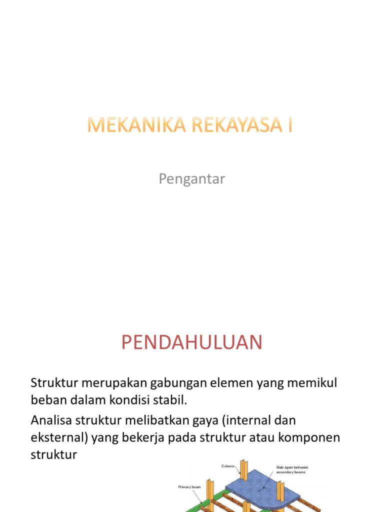 Mekanika Rekayasa I | PDF