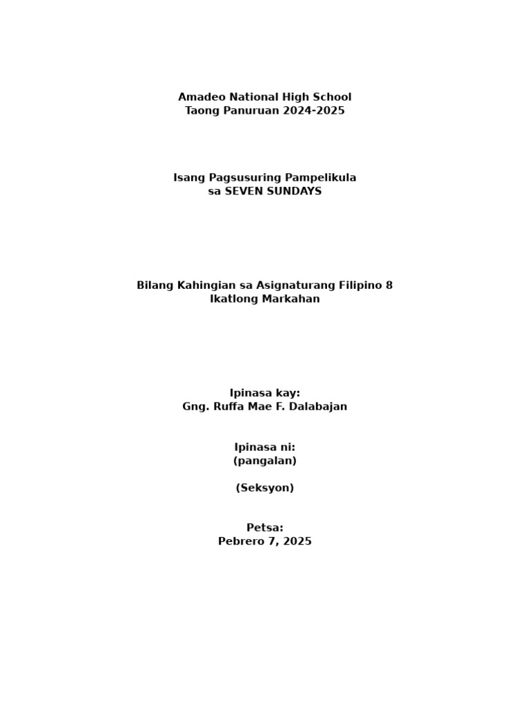 Suring Pelikula | PDF