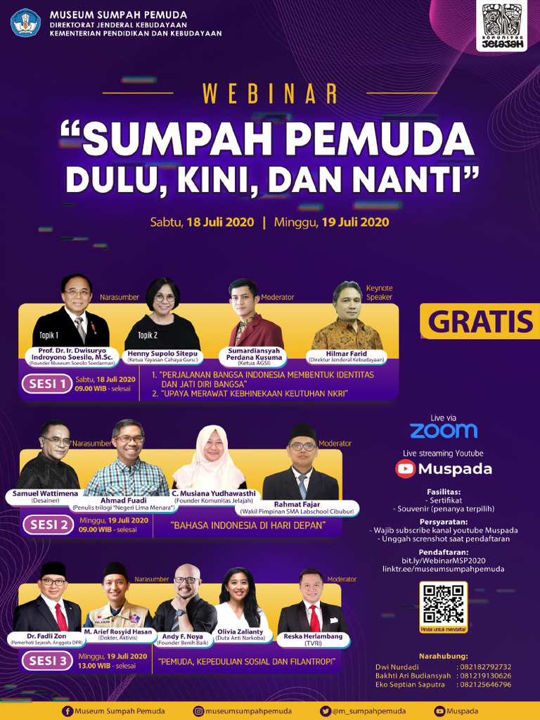 Tata Tertib Webinar Museum Sumpah Pemuda A-2 | PDF