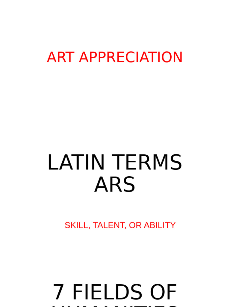 Art Appreciation | PDF | Color | Composition (Visual Arts)