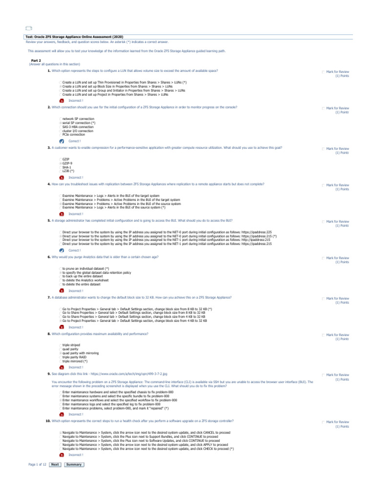 Oracle ZFS Storage Assessment 2020 | PDF | File System | Cache (Computing)