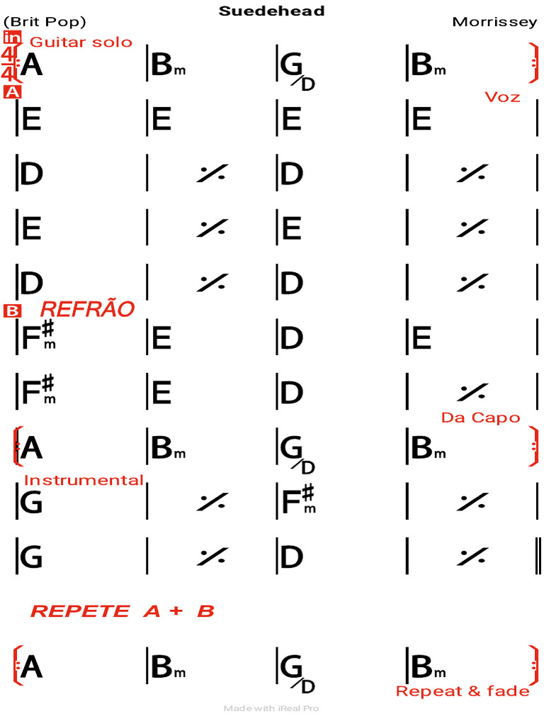 Suedehead Lyrics Overview | PDF