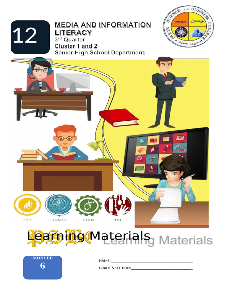 MIL-MODULE-6 (1) | PDF | World Wide Web | Internet & Web