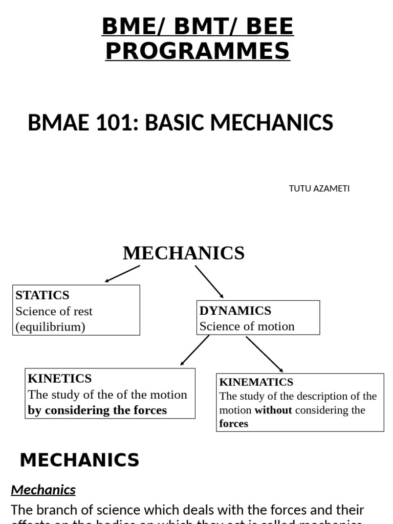 Understanding Mechanics: Forces & Equilibrium | PDF | Friction | Force