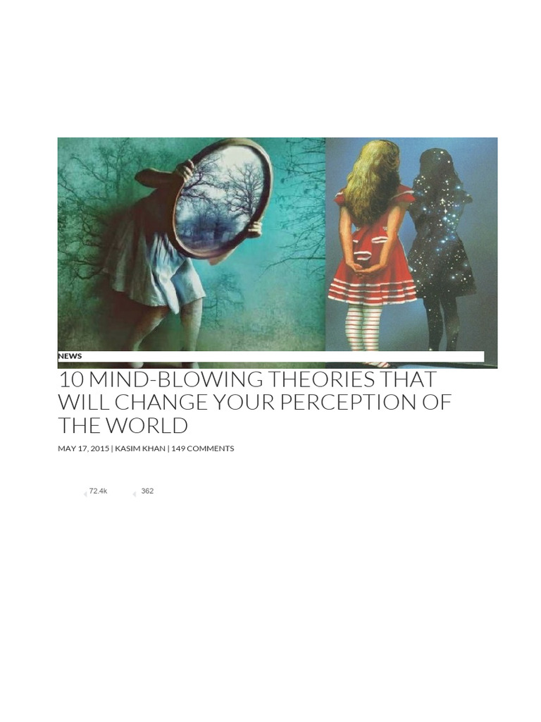 10 Mind-Blowing Theories That Will Change Your Perception of the World ...
