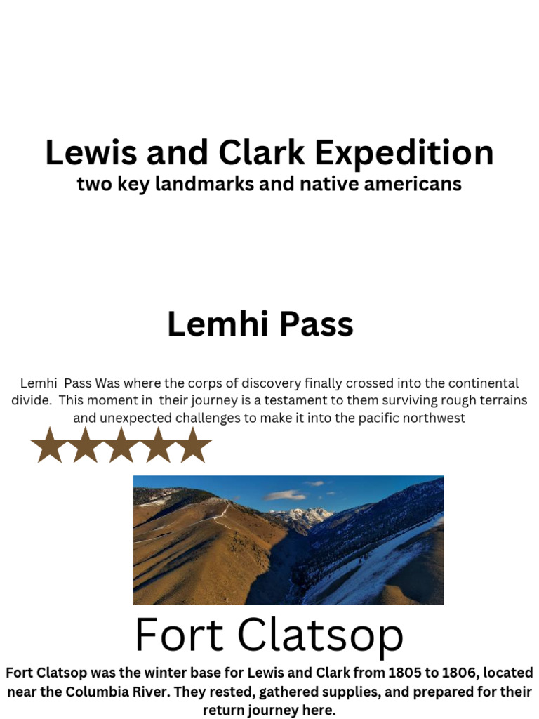 Lewis and Clark Expedition Insights | PDF