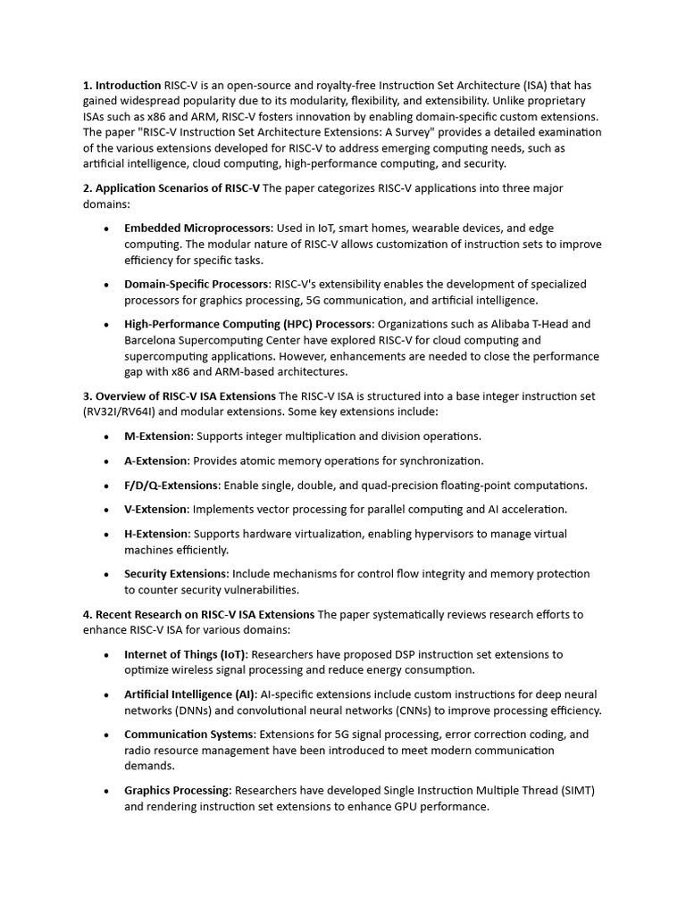 1_RISC V INTRO | PDF | Supercomputer | Central Processing Unit