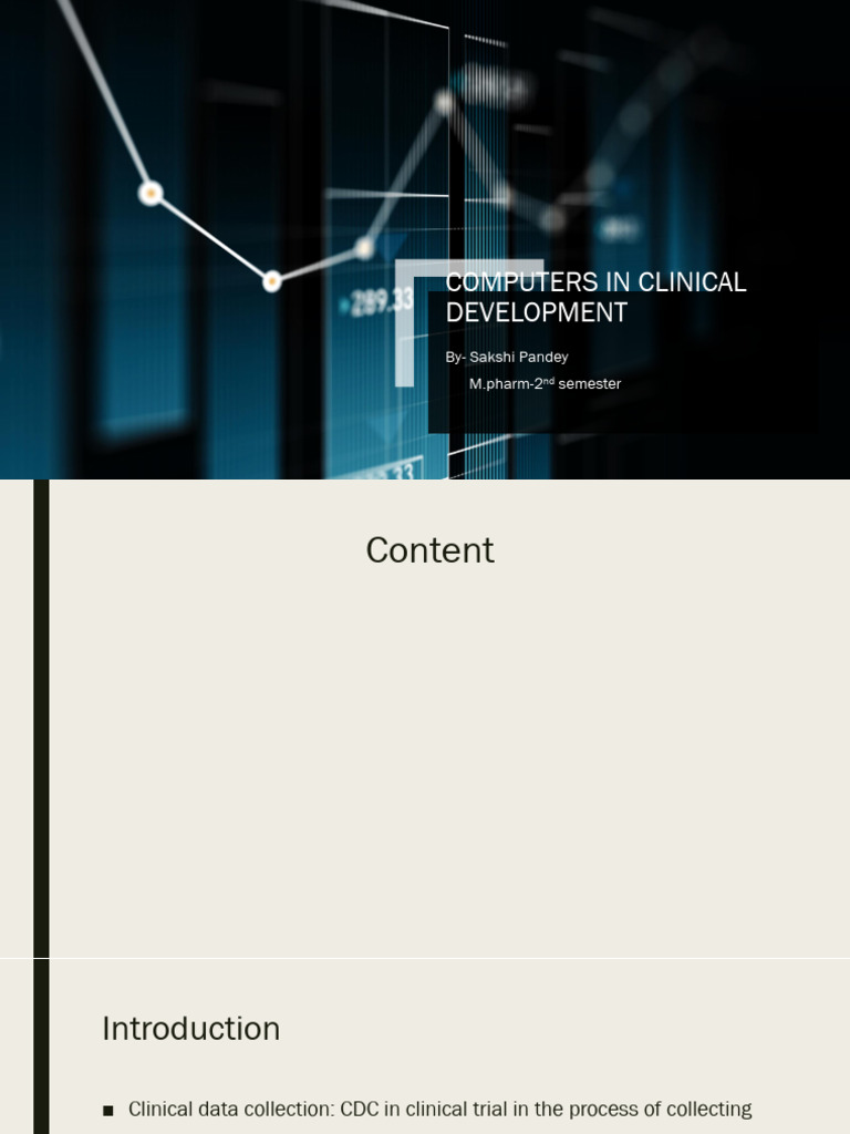 Computers in Clinical Development | PDF | Data | Computing