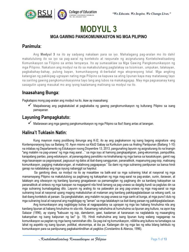 Module 3 | PDF