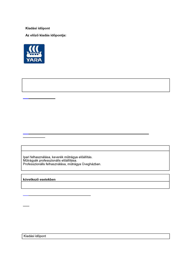 YaraTera_Krista_SOP_1.0_20240308 | PDF