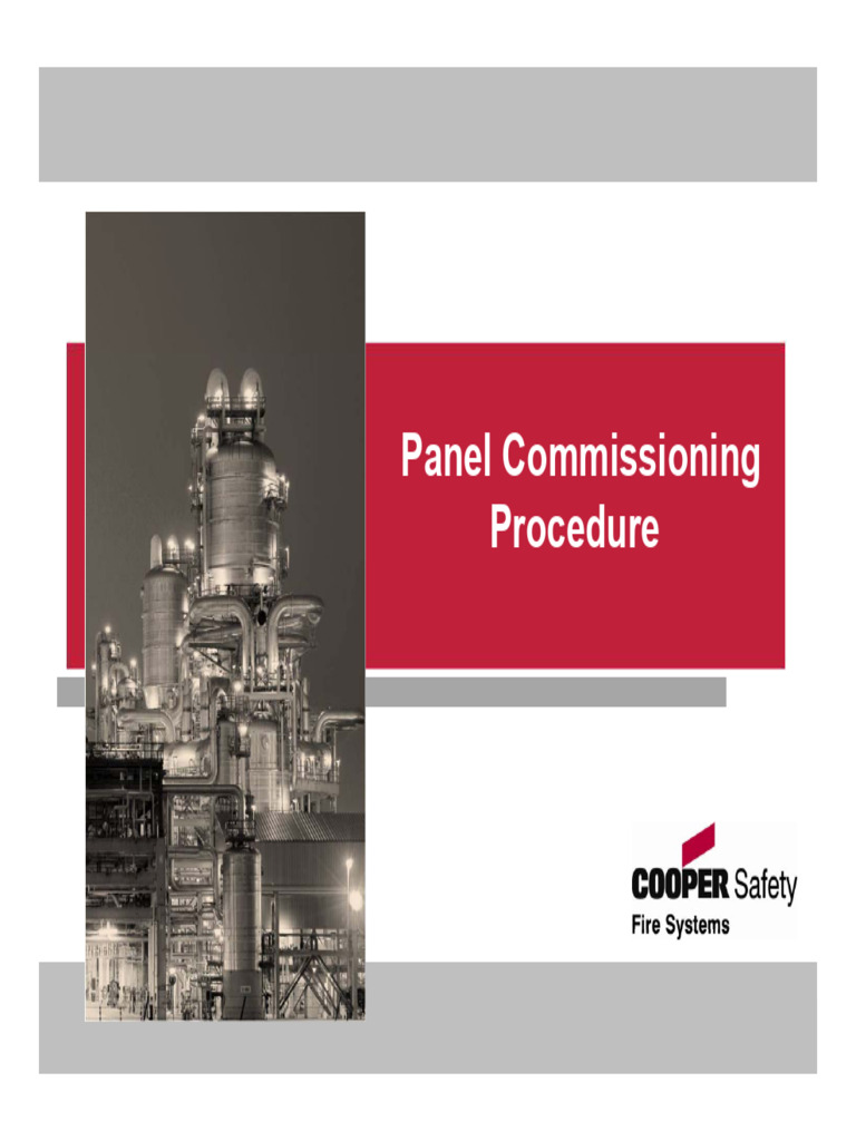 Panel Commissioning Procedure Guide | PDF | Electrical Engineering ...