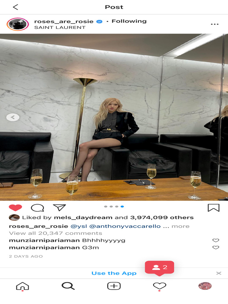 ROSÉ (@roses - Are - Rosie) - Instagram Photos and Videos | PDF