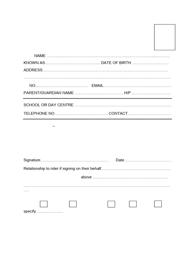 RDA Rider Medical Form 2023 | PDF | Medical Specialties | Diseases And ...