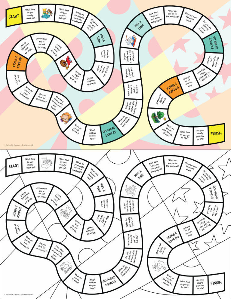 1 Board Game Daily Routine | PDF