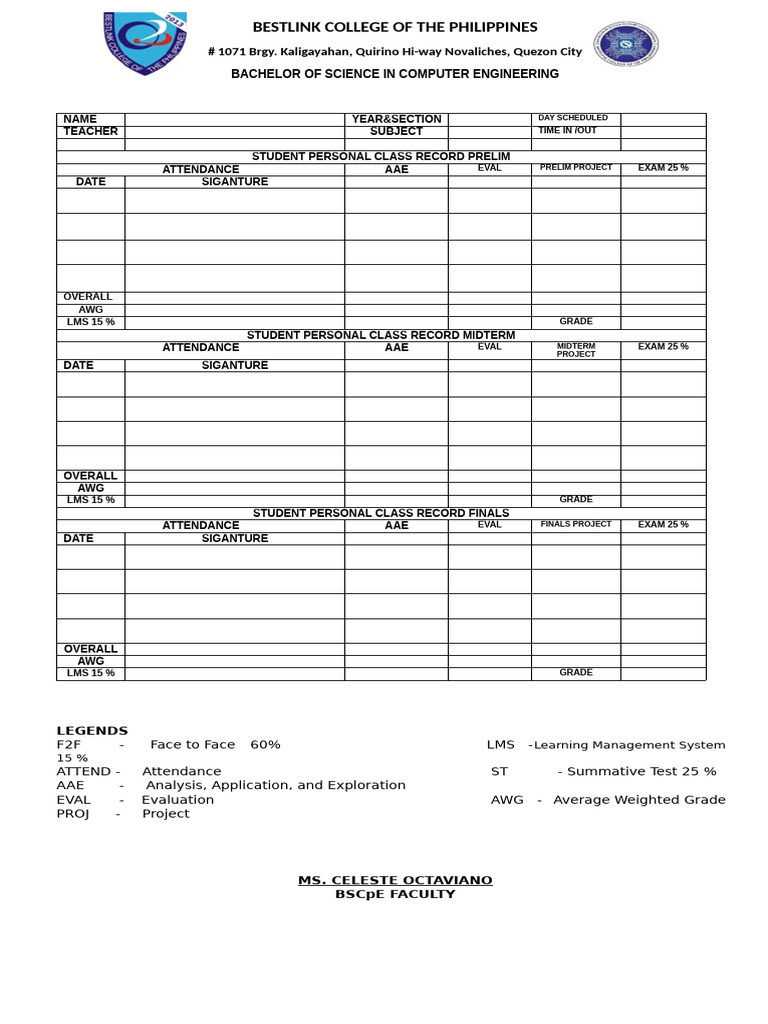 CPE-PERSONAL-RECORD-Copy | PDF