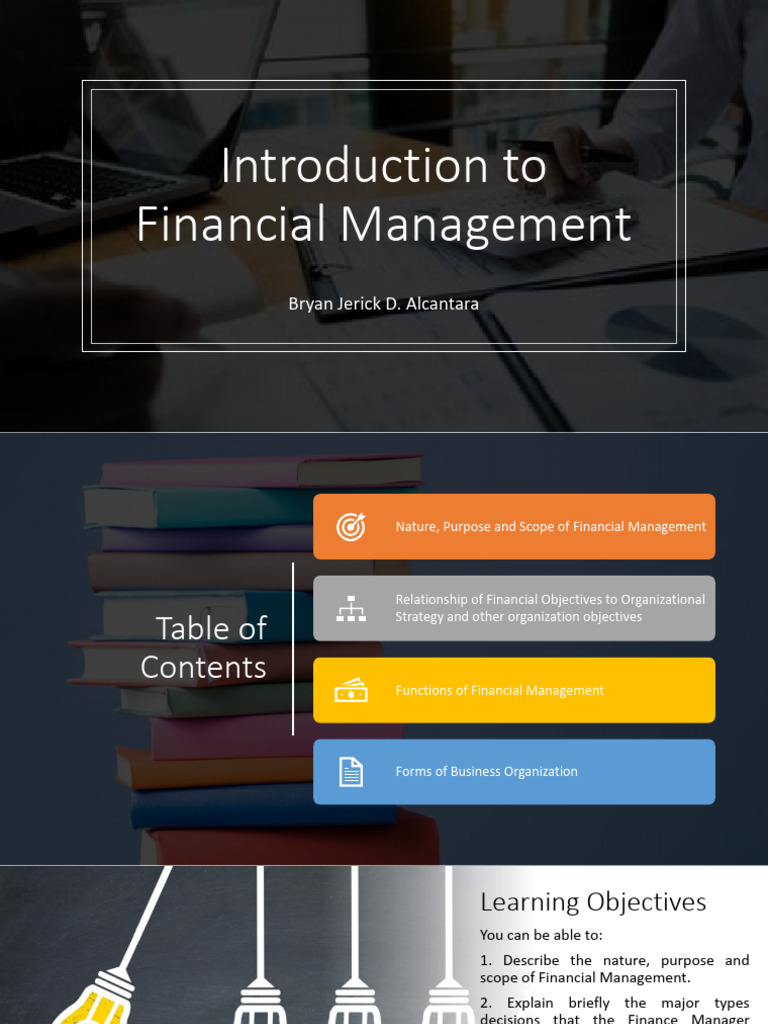 Introduction To Financial Management | PDF | Partnership | Investing