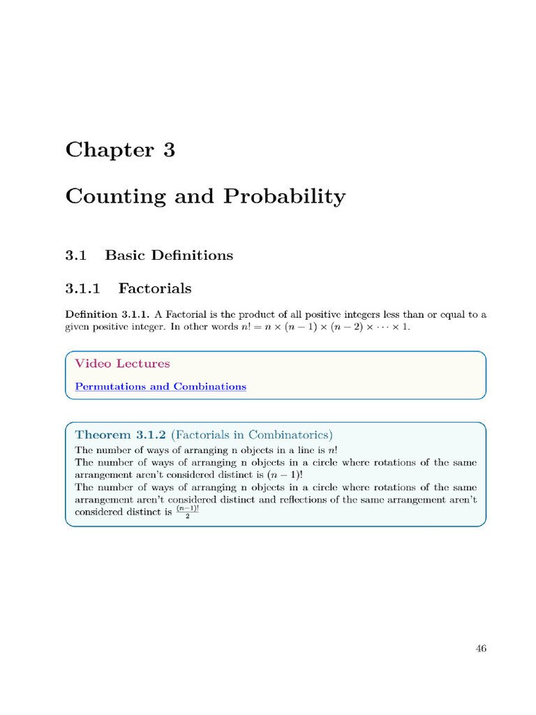 Counting Probability | PDF