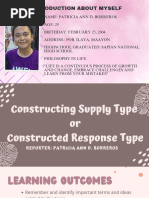 Completion Type Test Guidelines | PDF | Multiple Choice | Question