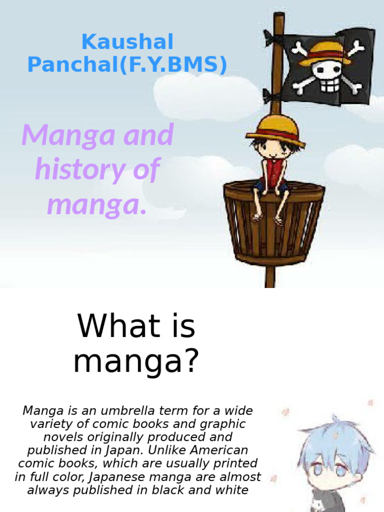 Kaushal Panchal-Manga and History of Manga | PDF | Manga | Shōnen Manga