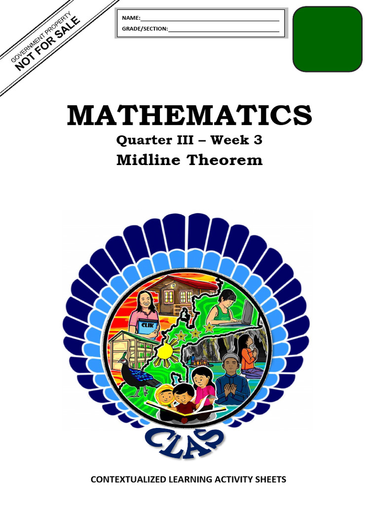 Mathematics9 - q3 - CLAS3 - Midline Theorem - v5 - JOSEPH AURELLO ...
