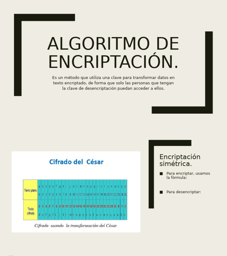 Algoritmo de Encriptación | PDF