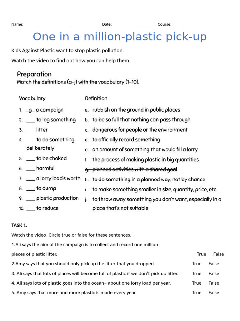 Kids Against Plastic Campaign Guide | PDF
