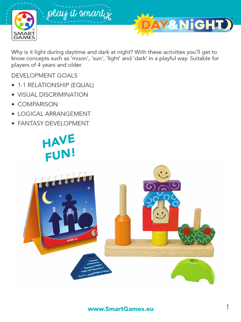 SmartGames Day Night Day Night Activity Bundle | PDF