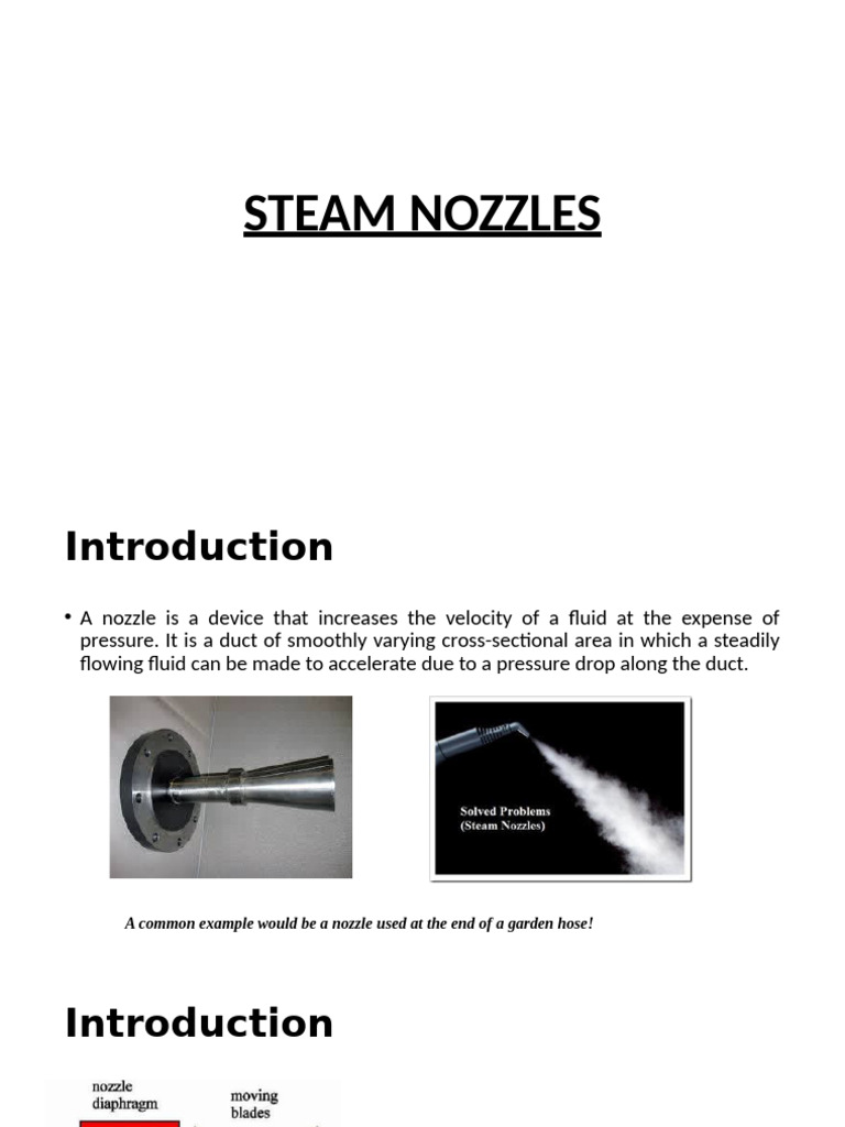 UNIT 4 - STEAM NOZZLES - (Flow Through Nozzle and Steam Turbines) | PDF ...