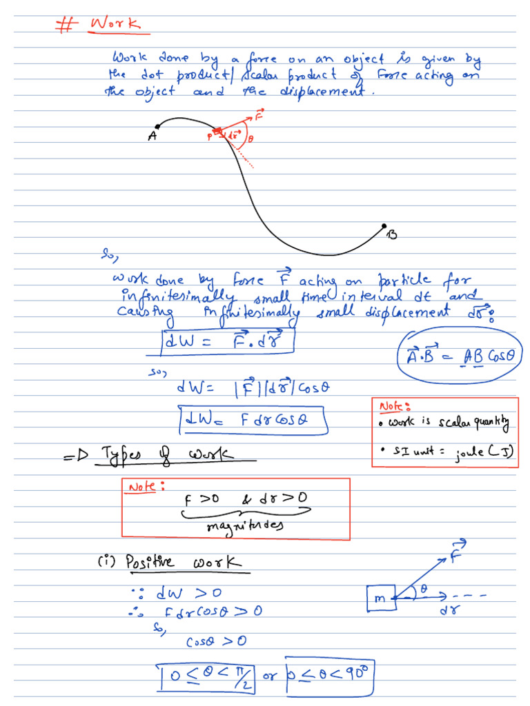 Br - Work, Power and Energy | PDF | Force | Classical Mechanics