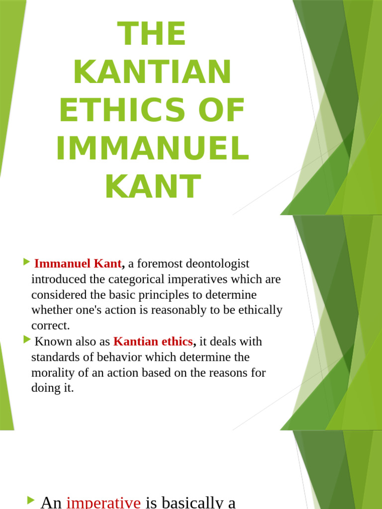 Kantian Ethics and Justice Principles | PDF | Justice | Crime & Violence
