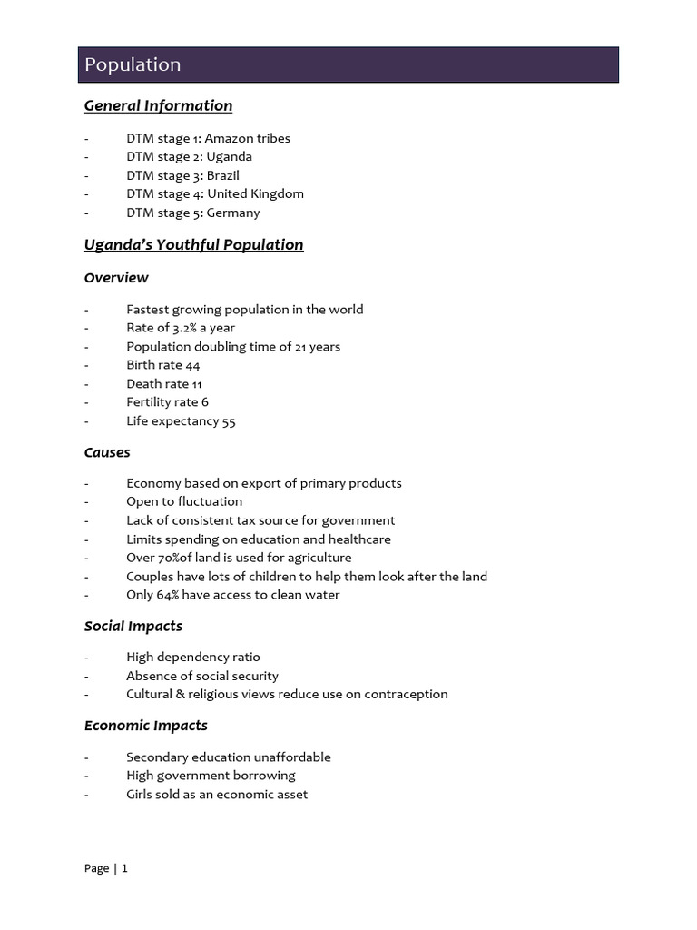 Case Studies - Human IGCSE | PDF | Malnutrition | Obesity