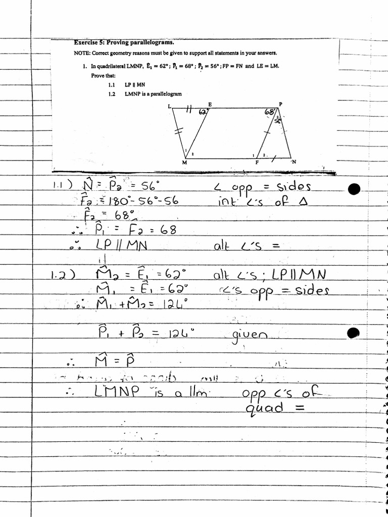 Exercise 5 MEMO | PDF