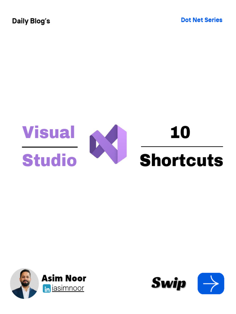 VS Shortcut | PDF | Software | Computing