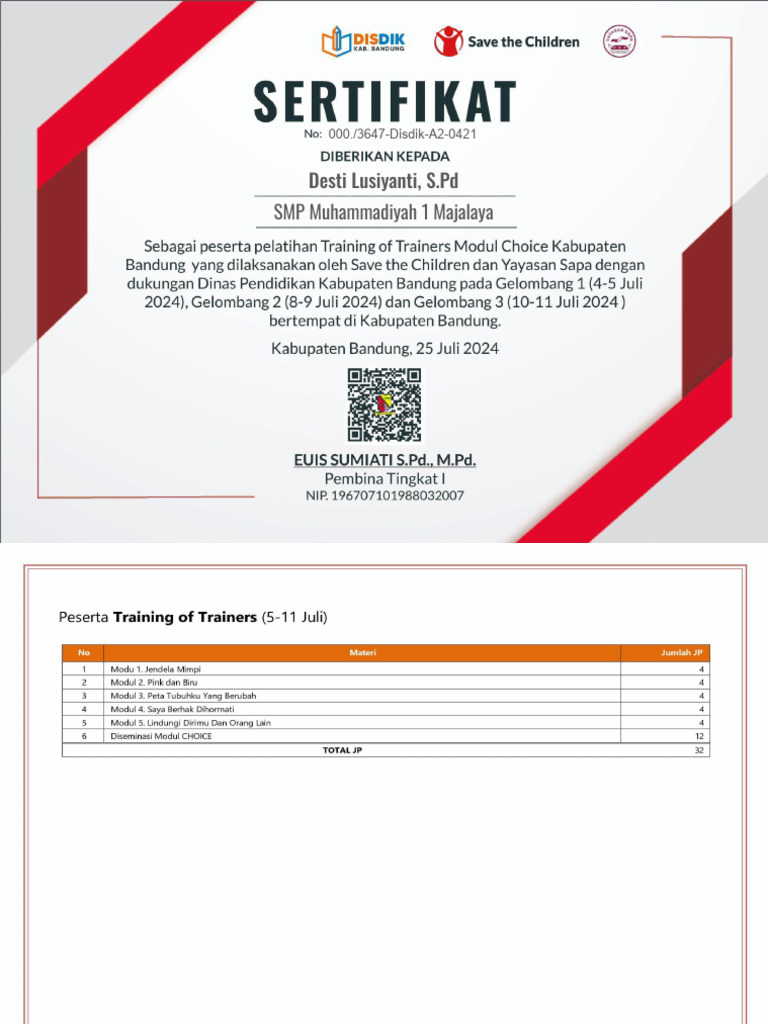 Desti Lusiyanti, S.PD | PDF