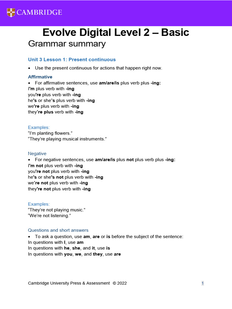 Unit 3 - BS - Grammar | PDF | Question | Syntax
