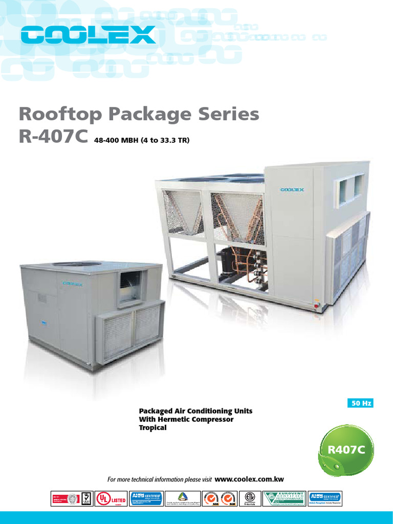 PNGC 048 400 50 HZ CPRC20 5 002 | PDF | Air Conditioning | Building ...
