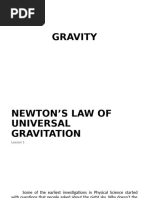 Gravitational Force SE - Key | PDF | Force | Gravity