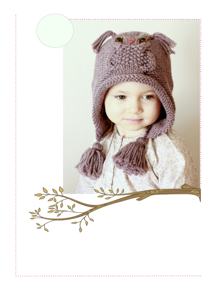 Owl Ways Hat v091213 | PDF | Knitting | Basic Knitted Fabrics