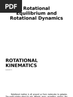 2. Translational vs Rotational Motion a Kinematic Comparison | PDF | Rotation Around A Fixed ...