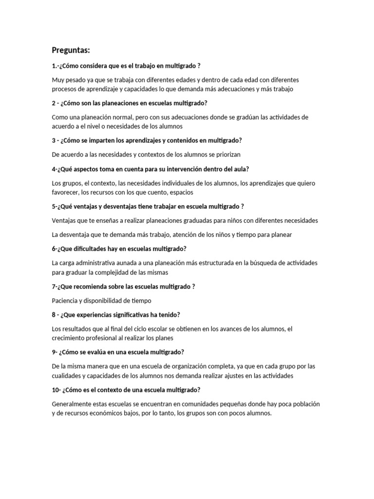 Desafíos y Ventajas del Aula Multigrado | PDF | Escuelas | Salón de clases