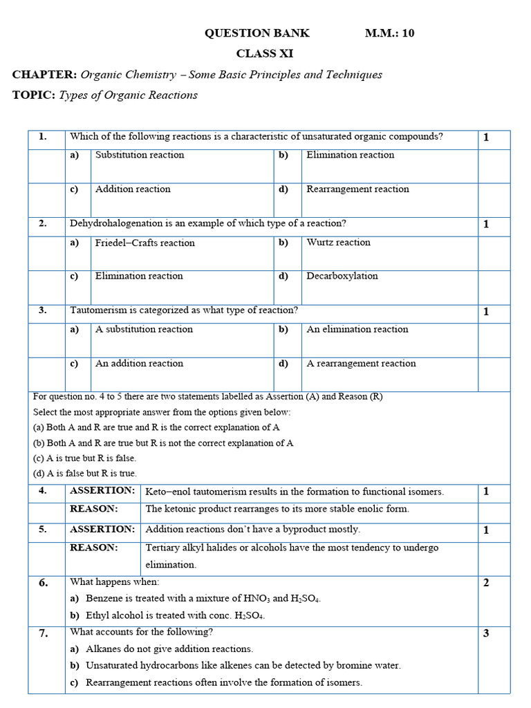 Xi-Qb-Organic Chemistry | PDF | Alkene | Organic Chemistry