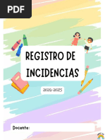 Bitã Cora de Incidencias Maestra Nati | PDF | Escuelas