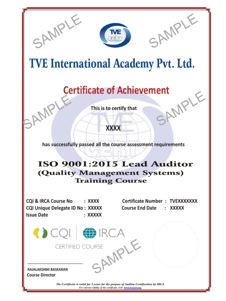 QMS LA - Achievement | PDF