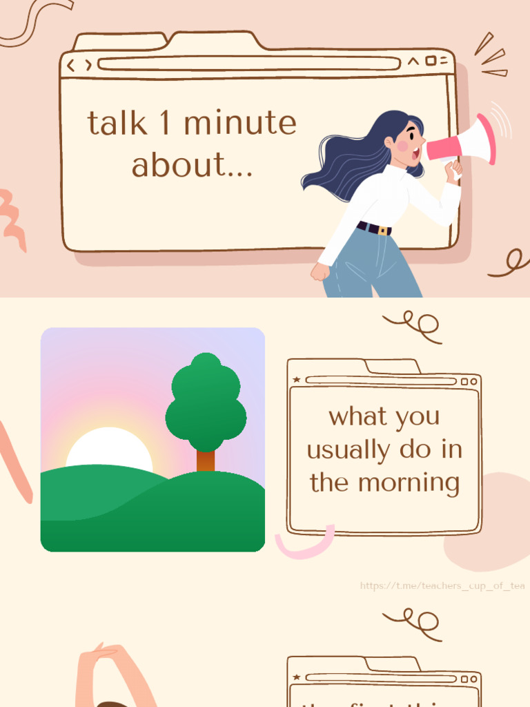 One-Minute Talk Topics Guide | PDF